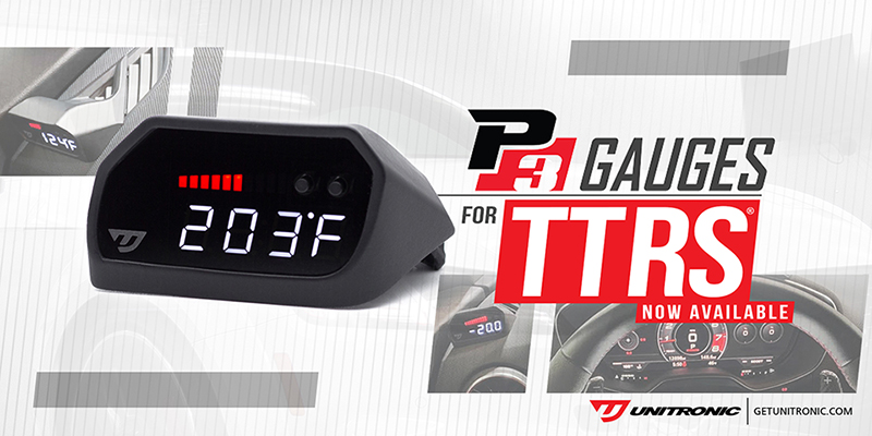 **Unitronic Exclusive P3 V3 Gauges - Now Available