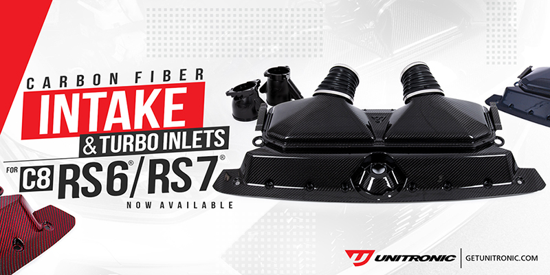 Unitronic Carbon Fiber Intake and Turbo Inlets - For C8 RS 6 & RS 7 ...